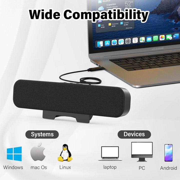 Computer Speakers for Desktop Pc, Monitor Speakers for Laptop,Pc ...