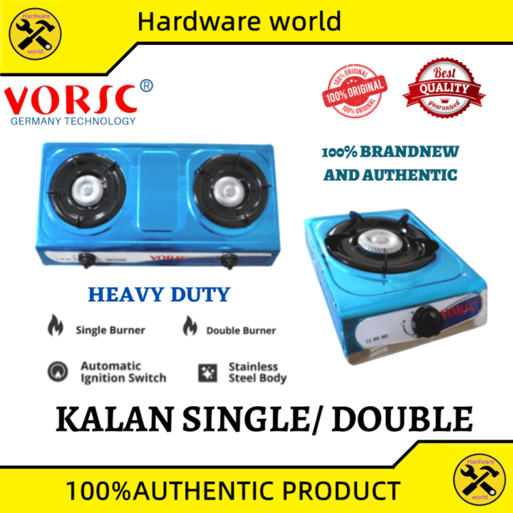 VORSC / VIA KALAN SINGLE BURNER / DOUBLE BURNER GAS STOVE KALAN HEAVY ...