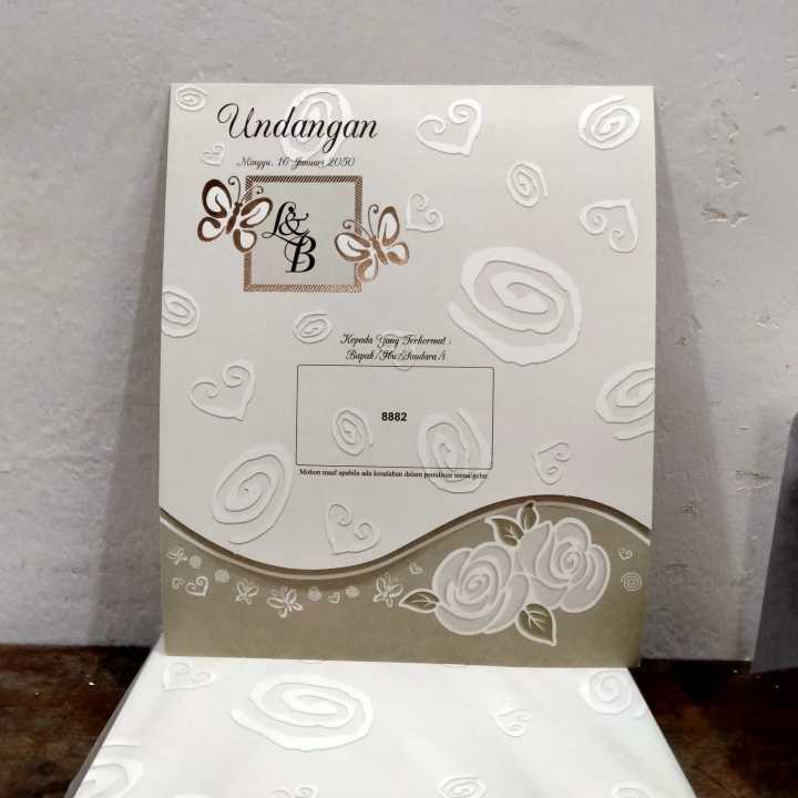 ERBA 8882 Blangko KOSONG Undangan 1 PACK ISI 100 LEMBAR | Lazada Indonesia