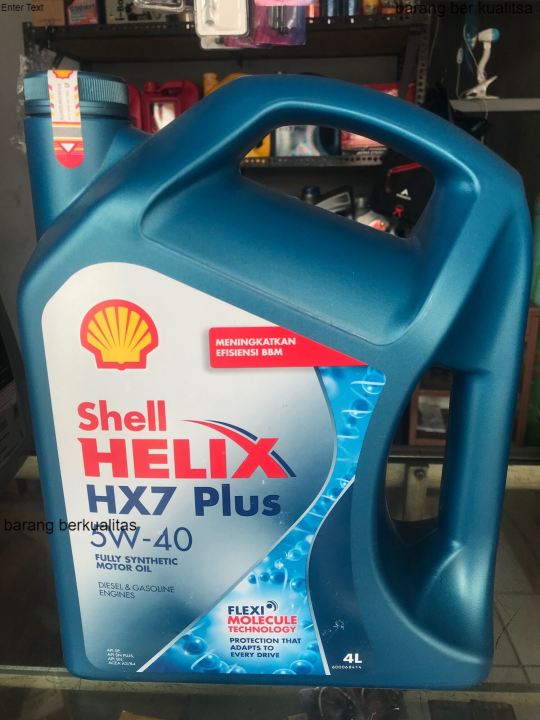 Oli Mesin Shell Helix Hx7 5W-40 4liter | Lazada Indonesia