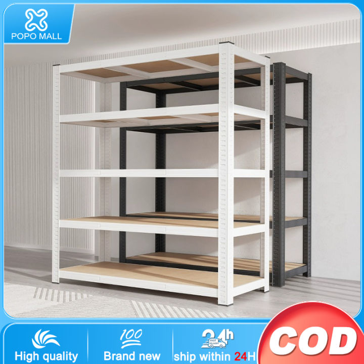 【Load 500 KG】Boltless Rack Steel Rack Shelves 5 layers Metal Rack ...