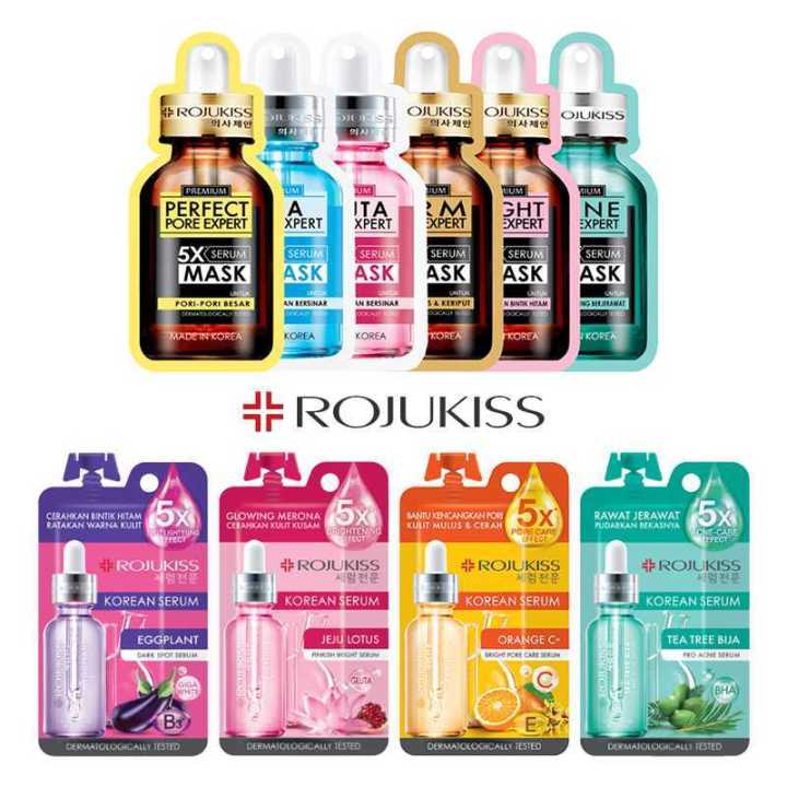 🌟Tilam Sari Store🌟 Rojukis Korean Serum Jeju Lotus Premium Mencerahkan ...