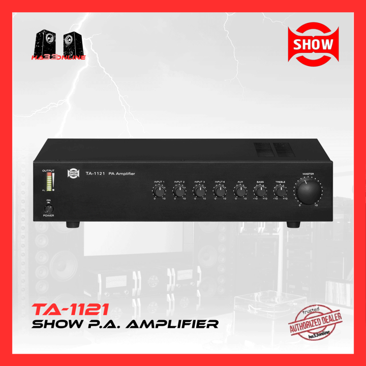 SHOW TA1121 120 Watt Multiplex Public Address Amplifier | Lazada