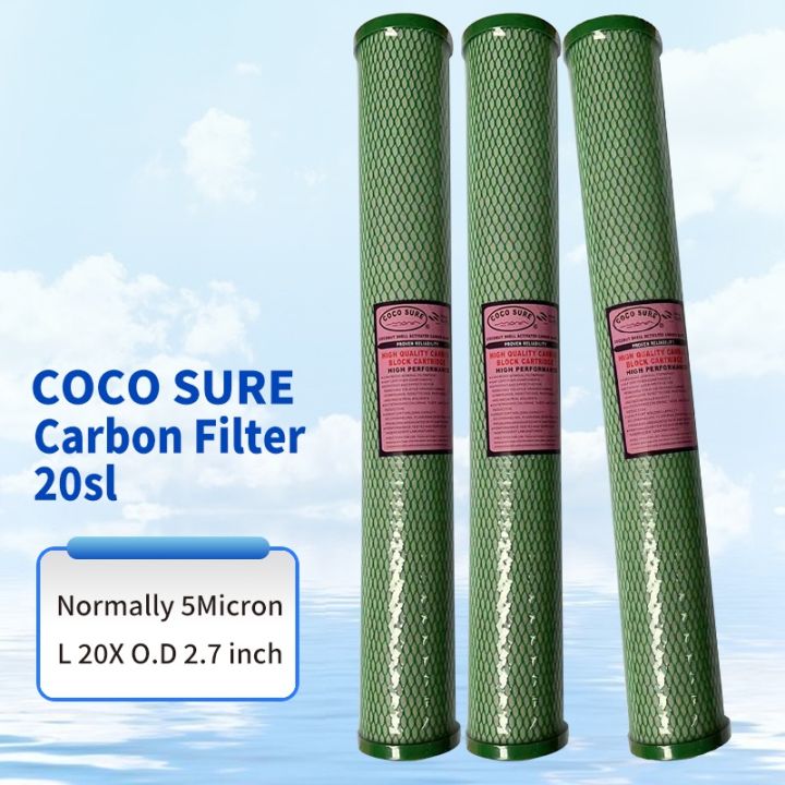 Cocosure Carbon Block Filter CTO 20'' SL | Lazada PH