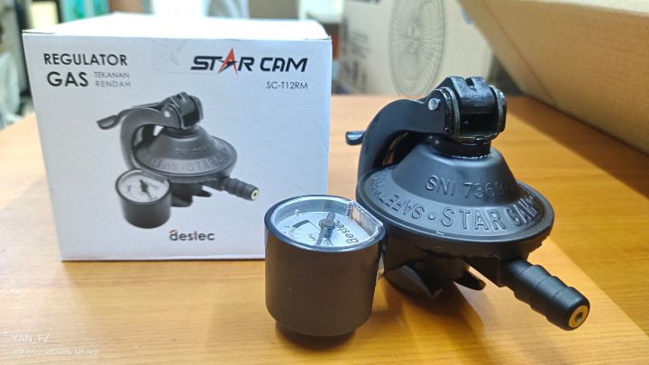 Regulator Gas STAR CAM SC T12RM Low Pressure + Meter Regulator Tekanan ...