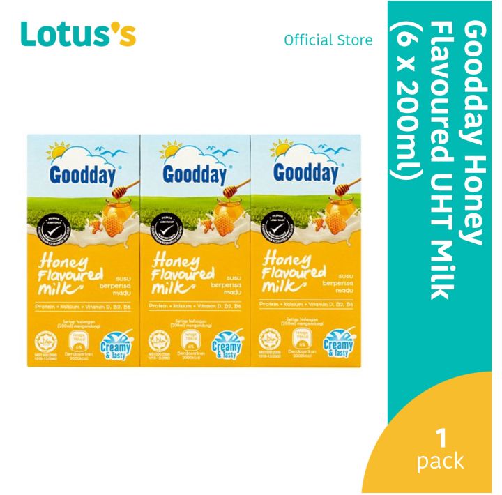Goodday Uht Honey Flavoured Milk (6 X 200Ml) | Lazada