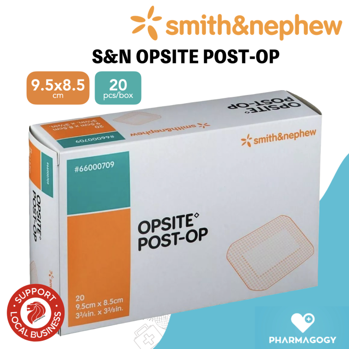 S&N OPSITE POST-OP 9.5cm X 8.5cm, 20pc/box Smith & Nephew Opsite Post ...