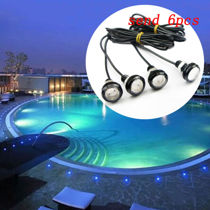 HXPUZM Easy Installation Spreader Pond Fountain Light Fishing Light LED Boat Light Eagle Eye ...