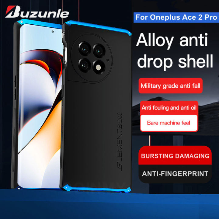 Buzunle เคสเกราะโลหะอลูมิเนียมหรูหราสำหรับ OnePlus Ace 2 Pro Ace 2 11R กรณีกันกระแทกยากพลาสติก ...