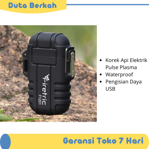 Korek Api Elektrik Pulse Plasma Cross Arc Lighter Waterproof - F1201 ...