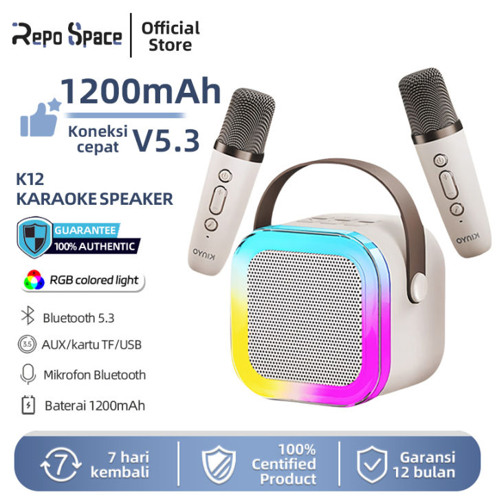 Repo Space Bluetooth Speaker Karaoke Speaker with Wireless Microphone ...