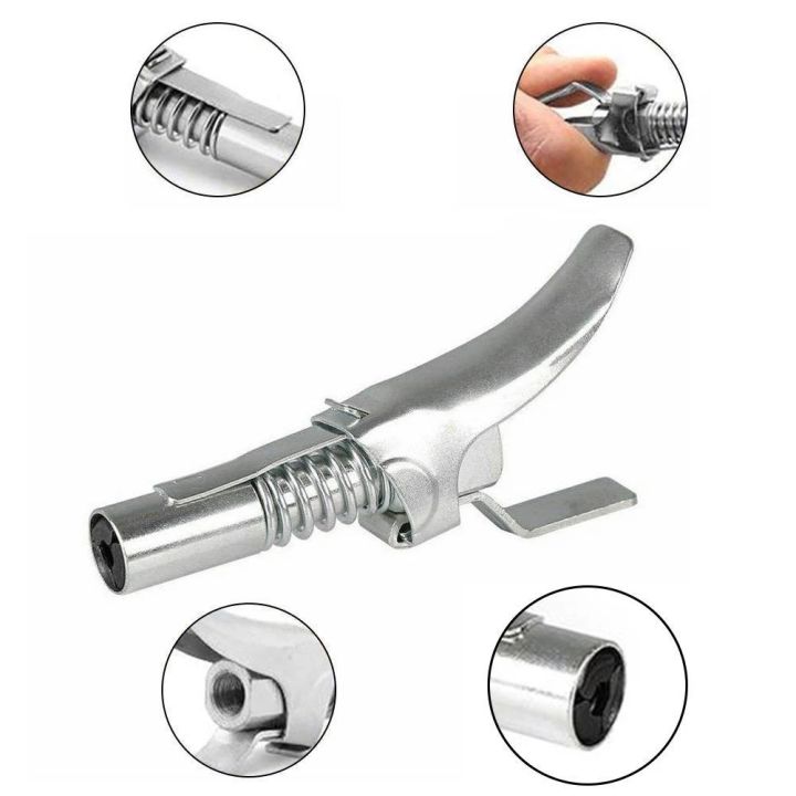 Universal 1/8" Grease Gun Coupler Lock Self-Locking Non-Leaking Quick ...