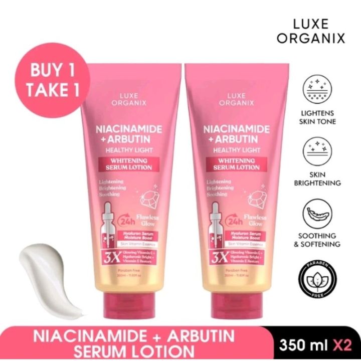 Buy 1 take 1 Niacinamide + Alpha Arbutin Healthy Light Whitening Serum ...
