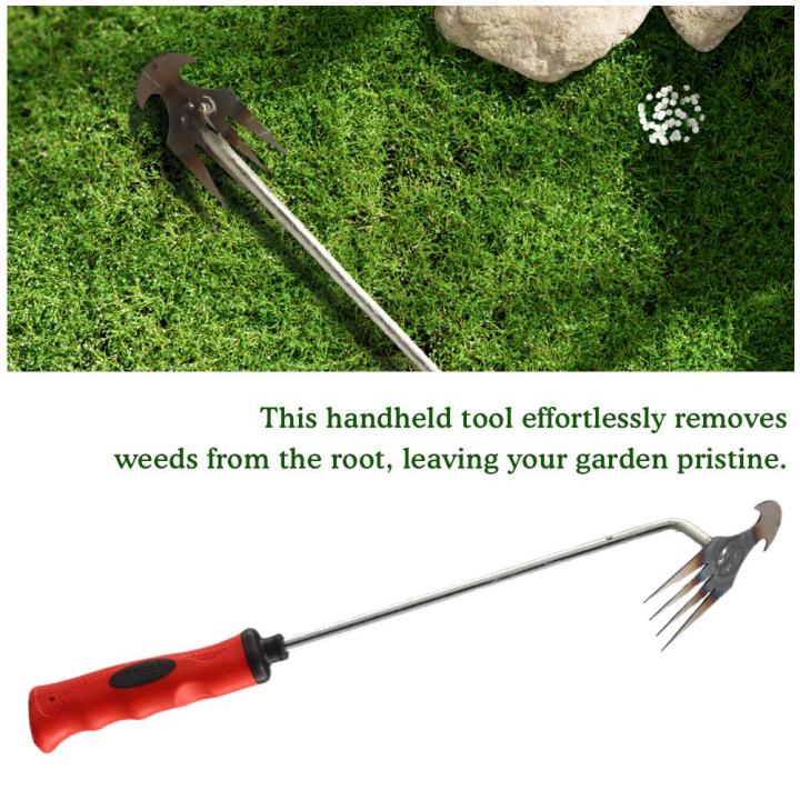 Garden Weeding Rake Small Hand-Held Steel Rake Garden C1X7 The Soil ...