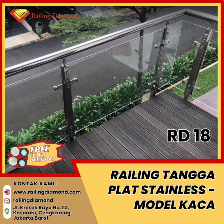Tiang Railing Tangga Stainless [RD 18] | Lazada Indonesia