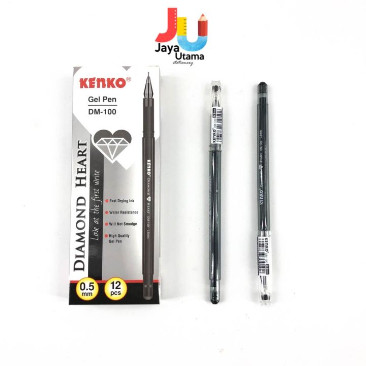 Kenko Gel Pen Pulpen Pena Diamond Heart DM-100 0.5 Mm | Lazada Indonesia