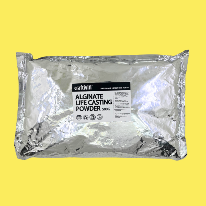 Alginate Life Casting Powder | Craftiviti | Safe Couples Hand Plaster ...