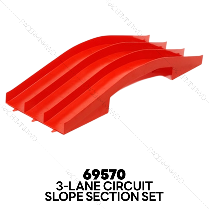 TAMIYA Mini 4WD 3-Lane Circuit Slope Section Set (Red) 69570 | Lazada.co.th