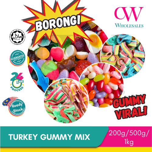 Gula-Gula Kenyal Viral Turki 200g / 500g / 1kg | Lazada