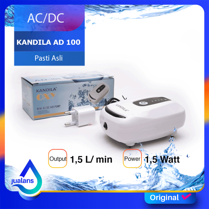 Aerator ACDC KANDILA OXY AD 100 1 Lubang Pompa Udara Aquairum dan Kolam | Lazada Indonesia