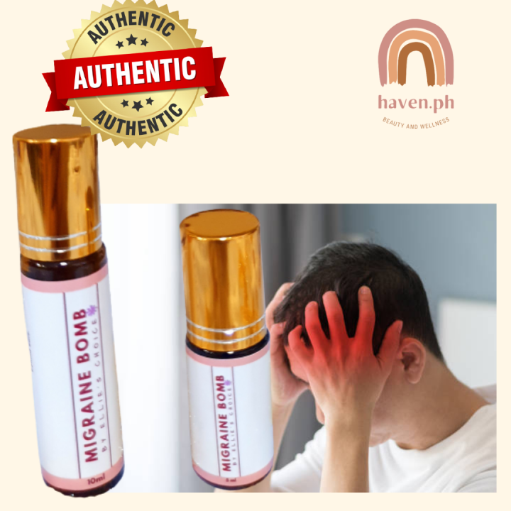 MIGRAINE BOMB ESSENTIAL OIL BY ELLIE'S CHOICE (ADULT BLEND) | Roller ...