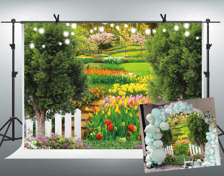 Beautiful Flower Backdrop Spring Home Party Decoration Backdrop Flower ...