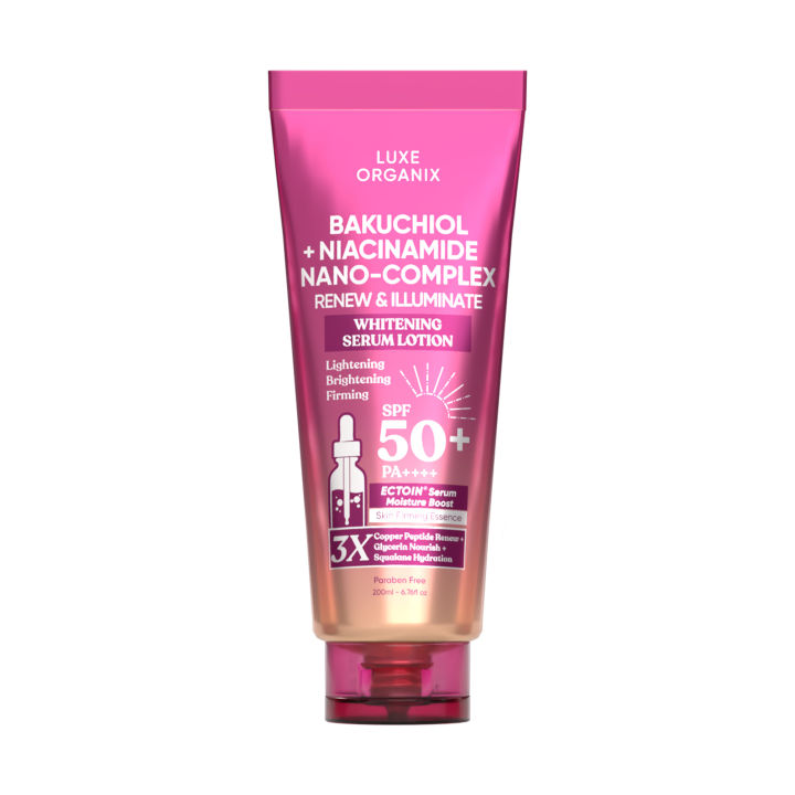 Luxe Organix Bakuchiol + Niacinamide Nano-complex Renew & Illuminate ...