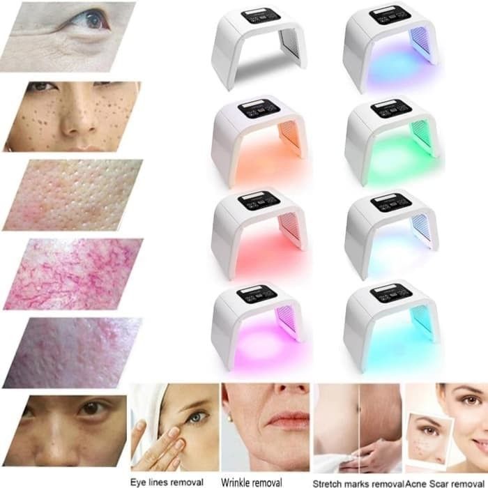 PDT LIGHT MASKER LED OMEGA LIGHT MASK 7 WARNA ORIGINAL | Lazada Indonesia