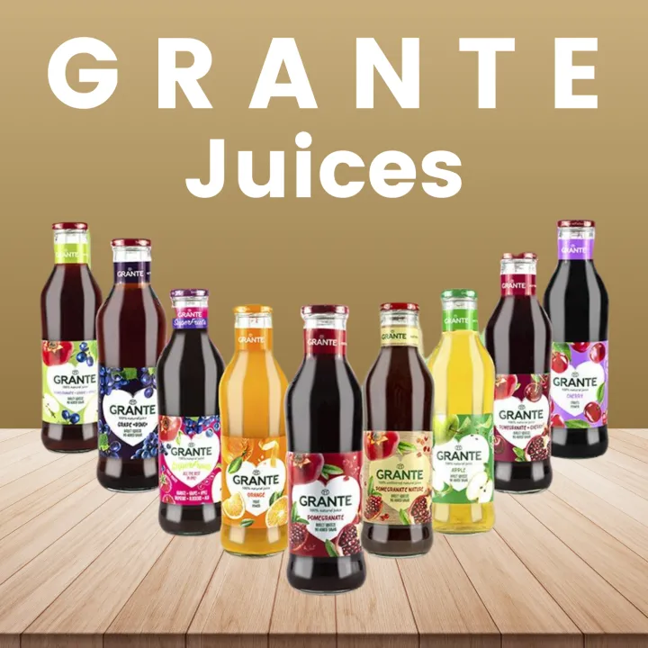 Grante Juices / Pomegranate Juice / Organic / 100% Natural Juice / High ...