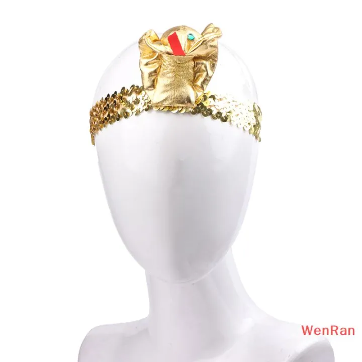 WenRan ที่คาดผมปาร์ตี้สำหรับผู้หญิงที่คาดผมคอสเพลย์งูอียิปต์ | Lazada.co.th