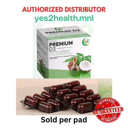 Premium D3 Food Supplement Yes2health (10 capsules) | Lazada PH
