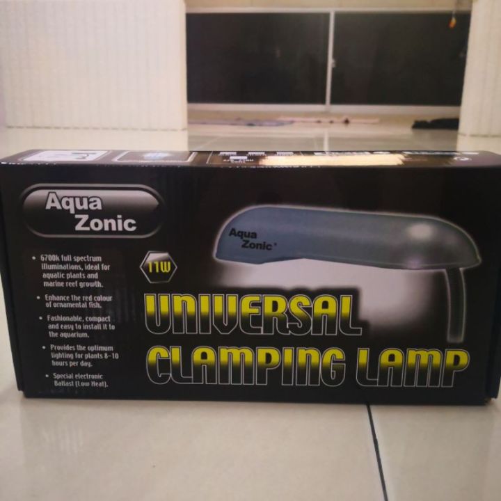 Aqua zonic universal clamping lamp 6700k lighting | Lazada