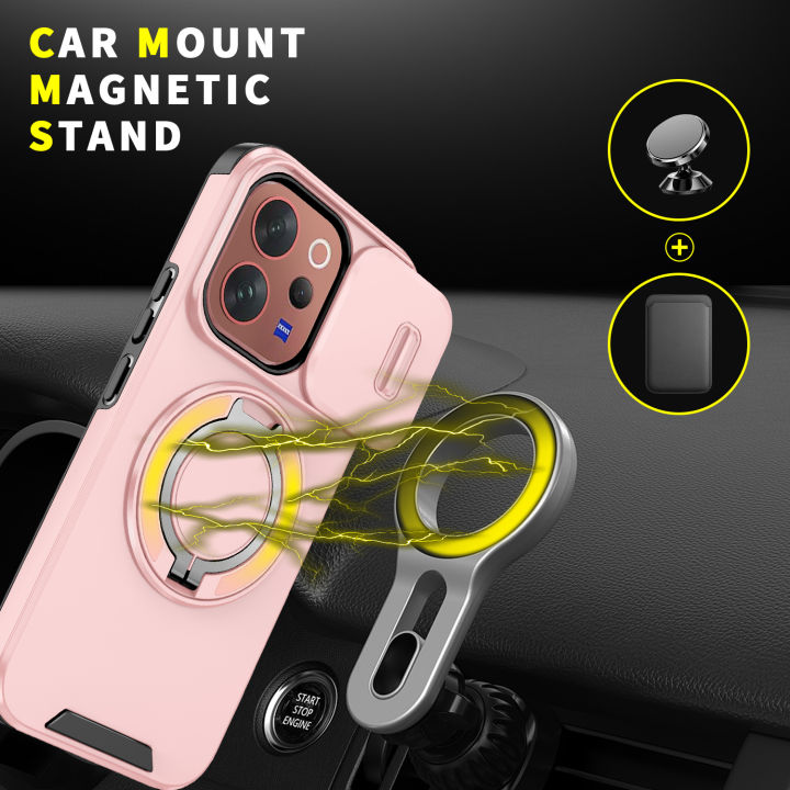 Sliding Window Casing For VivoV70 Vivo V70 5G Ring Phone Case Bracket ...