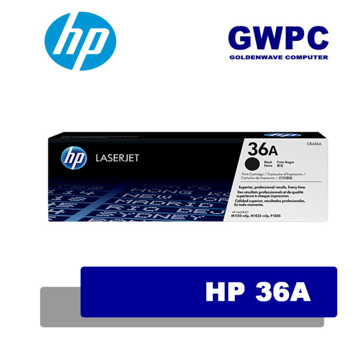 HP 36A Black Original LaserJet Toner Cartridge CB436A | Lazada PH