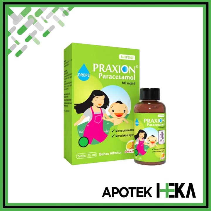 Praxion Drops 15 ml - Paracetamol Obat Demam Bayi | Lazada Indonesia