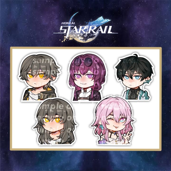 [feeplings] Honkai Star Rail Stickers Vol. 1 (Stelle, Caelus, Dan Heng ...