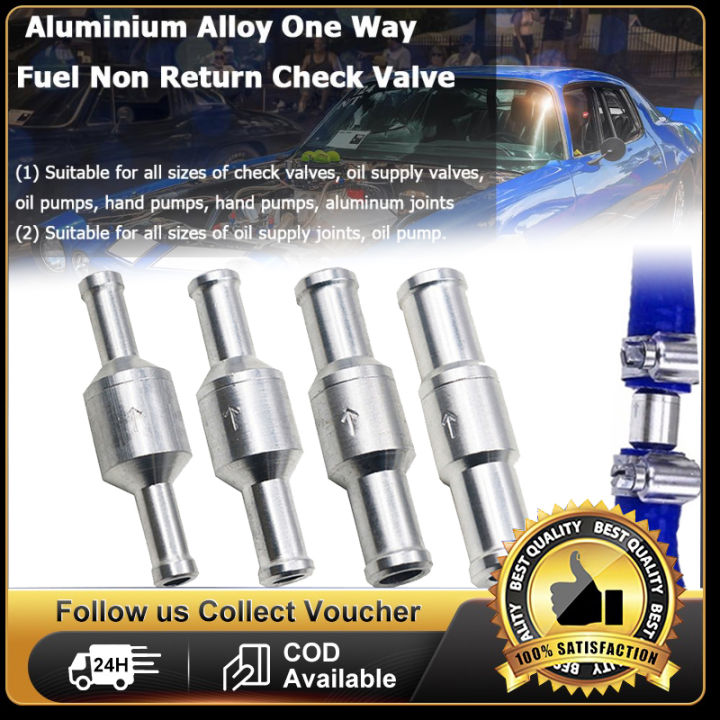 Non Return One Way Check Valve for Fuel Line Oil Petrol Diesel ...
