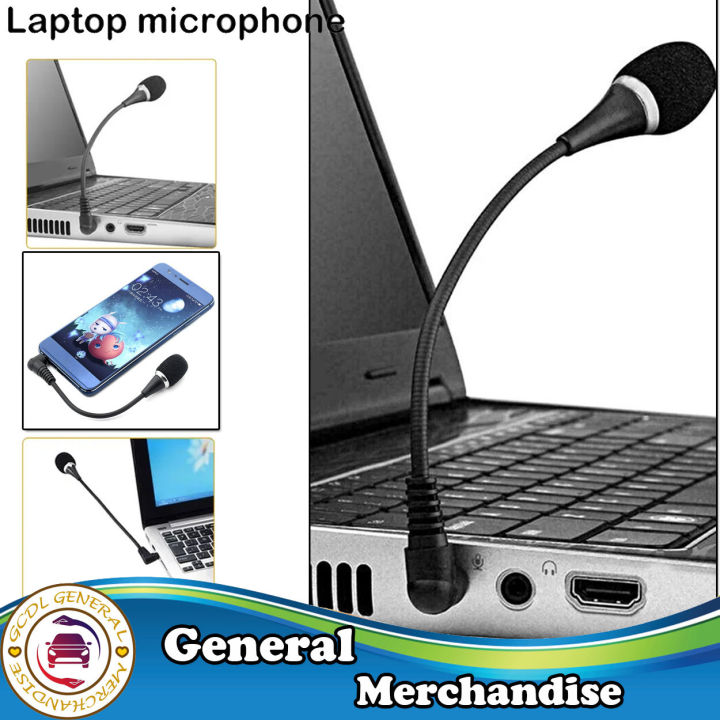 3.5mm Mini For PC Laptop Notebook Jack Flexible Speaker Wired External ...