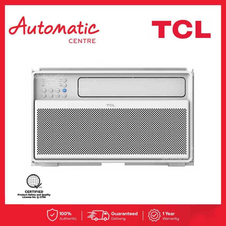 TCL TAC-09CWI/UJE 1HP Window Type Air Conditioner Inverter with Quiet ...