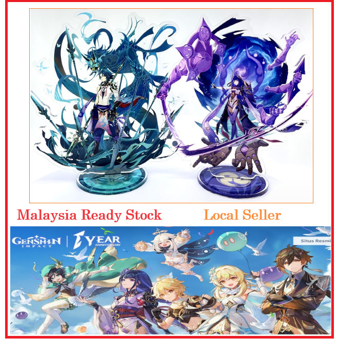 Game Genshin Impact Character Acrylic Stand Genshin Figure Decoration ...