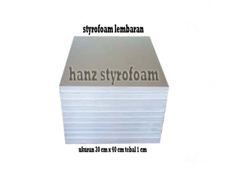 Styrofoam gabus lembaran ukuran 30 x 40 tebal 1 cm untuk packing isi 10 ...