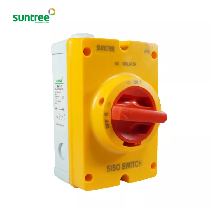SUNTREE AC Isolator 415V AC 32A 63A IP66 Rating Solar Waterproof ...