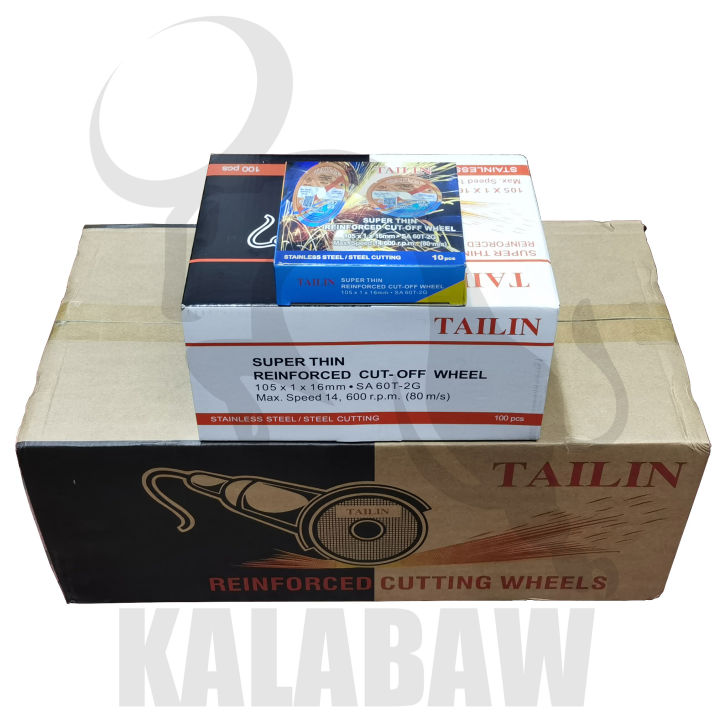 Tailin Cutting Wheel Disc 4Inch / 105 x 1 x 16mm Super Thin SA60T-BF ...