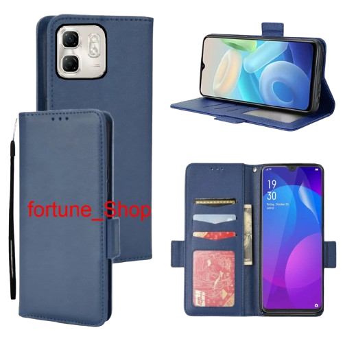 CASE DOMPET HP INFINIX HOT 50i LEATHER CASE FLIP WALLET CASE KULIT ...