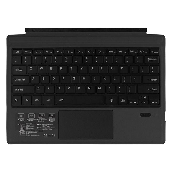 Wireless Keyboard with Presspad for Microsoft/Surface Pro 7, Ultra-Slim ...