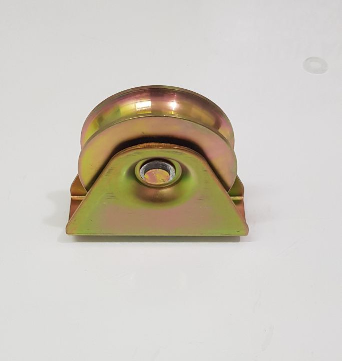 Roda Pagar Besi Kuningan Model U 70mm ( 7 Cm ) IMPORT RODA GERBANG RODA ...