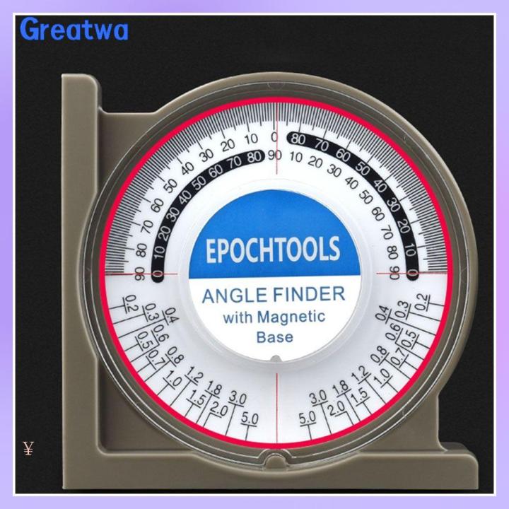 GREATWA Level Angle Finder Inclination Level Horizontal Bubble with ic ...