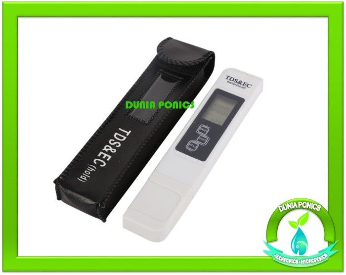 TDS & EC meter, TDS EC tester, Alat Ukur Hidroponik Aquaponik Water ...