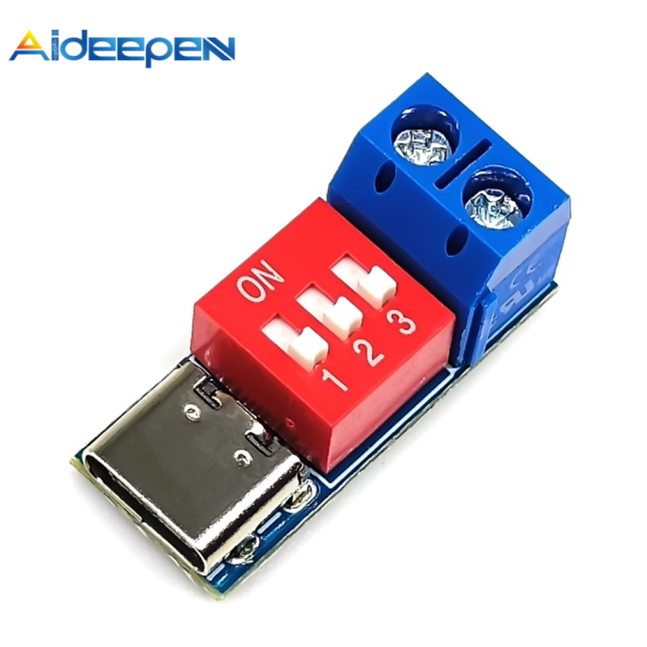 Aideepen PD/QC fast charge trigger module Adjustable voltage dip ...