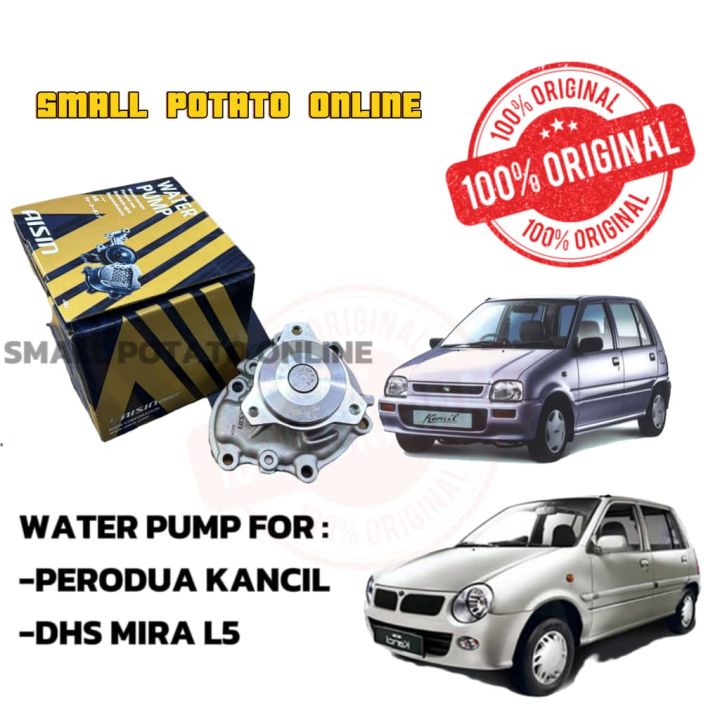 [100% GENUINE] AISIN WATER PUMP PERODUA KANCIL, DAIHATSU MIRA L5 TURBO ...